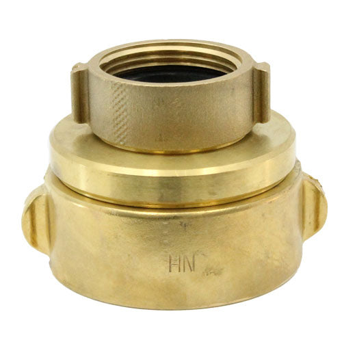 Brass 2 1/2" Swivel Female NH to 1 1/2" Swivel Female NH - USA ...