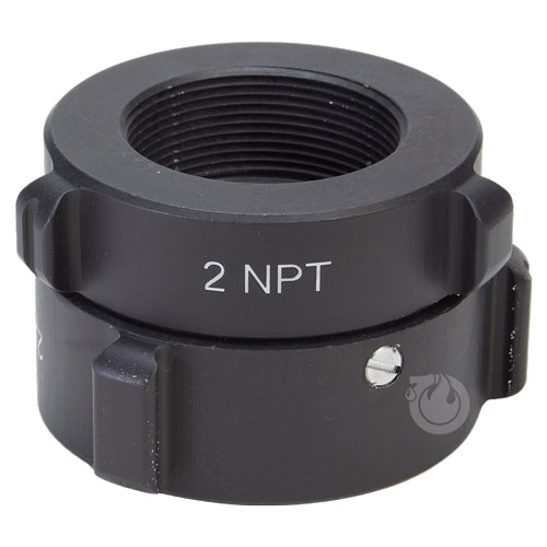 Aluminum 2 1/2" NH to 2" NPT Double Female – FireHoseDirect