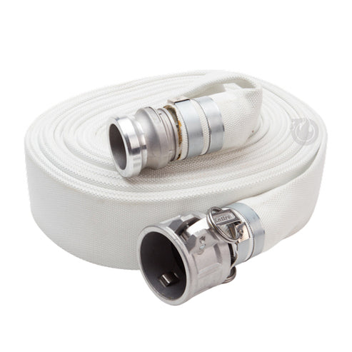 2" x 50' Camlock Single Jacket Mill Hose – FireHoseDirect