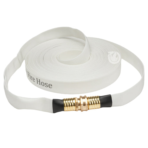White 3/4" x 50' Forestry Hose – FireHoseDirect