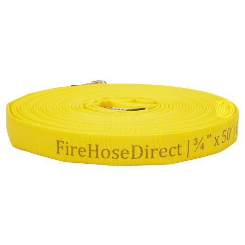 Yellow 3/4" x 50' Forestry Hose – FireHoseDirect