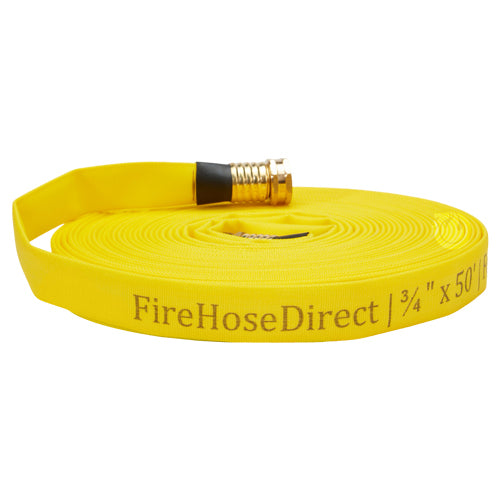 Yellow 3/4" x 50' Forestry Hose – FireHoseDirect