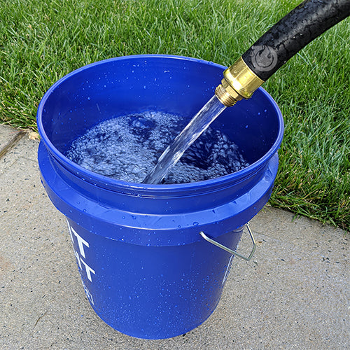 Heavy-Duty Black 3/4" x 50' Garden Hose (3/4" GHT Couplings ...