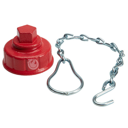 Iron 2 1/2" NH / NST Fire Hydrant Cap – FireHoseDirect