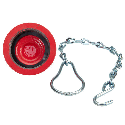 Iron 2 1/2" NH / NST Fire Hydrant Cap – FireHoseDirect