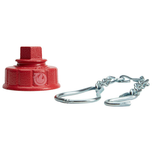 Iron 2 1/2" NH / NST Fire Hydrant Cap – FireHoseDirect