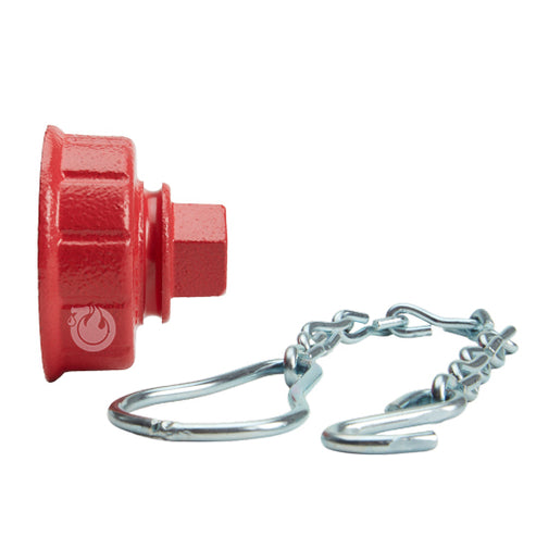 Iron 2 1/2" NH / NST Fire Hydrant Cap – FireHoseDirect