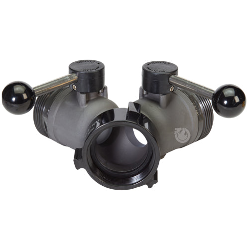 Aluminum 2 1/2" NH Inlet x (2) 2 1/2" NH Outlet – FireHoseDirect