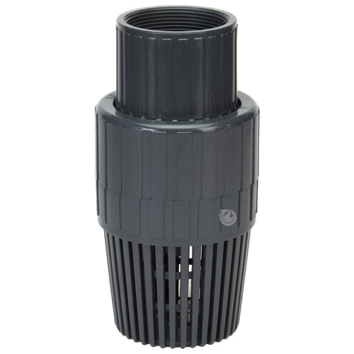 Plastic 3" NPT Barrel Strainer with Foot Valve – FireHoseDirect