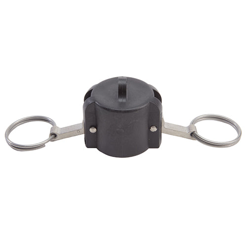 Polypropylene 1" Female Camlock Fitting Dust Cap (USA) – FireHoseDirect