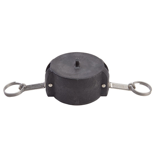 Polypropylene 3" Female Camlock Fitting Dust Cap (USA) – FireHoseDirect