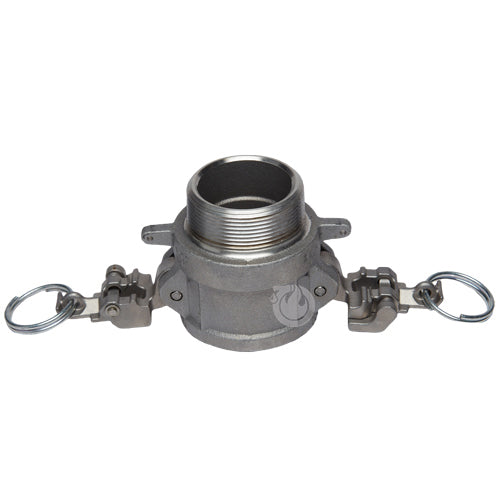 Aluminum Locking 2" Female Camlock Fitting x 2" Male Pipe Thread (USA ...