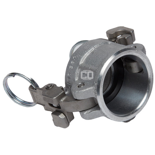 Aluminum Locking 1 1/2" Female Camlock Dust Cap (USA) – FireHoseDirect