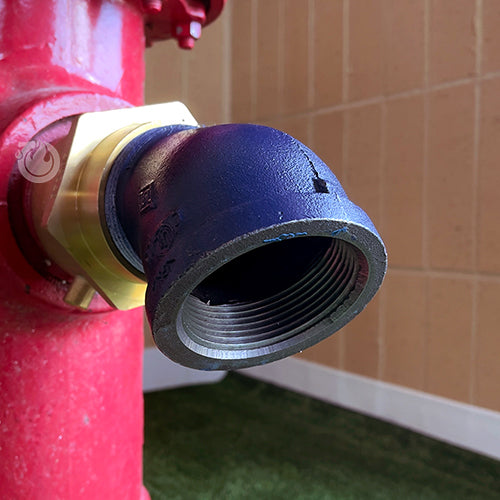 Fire Hydrant 2 1/2" NH Flushing Elbow – FireHoseDirect