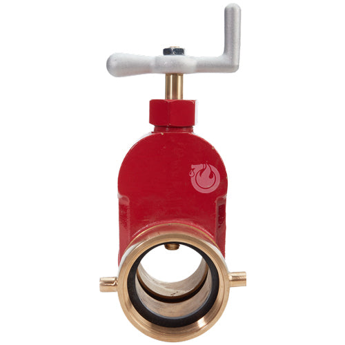 Brass Gate Valve With Speed Handle 2 1/2" Female NH x 2 1/2" Male NH ...
