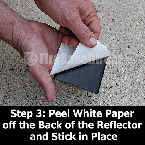 Blue Reflective Road Marker For Fire Hydrants – FireHoseDirect