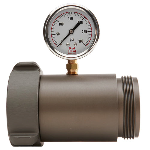 Aluminum 2 1/2" Threaded Line Gauge