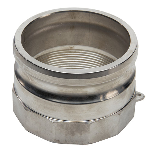 Stainless Steel 4" Male Camlock Fitting x 4" Female Pipe Thread (USA ...