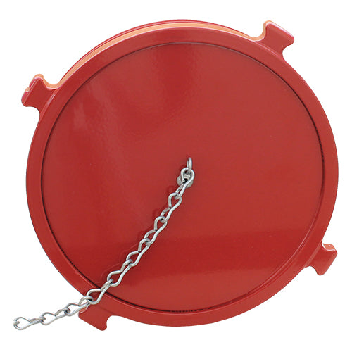 Aluminum 5" Red Dry Hydrant Plug – FireHoseDirect