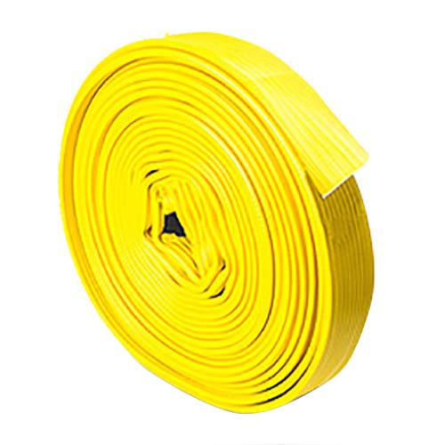 Yellow 4" x 100' Rubber Uncoupled Fire Hose – FireHoseDirect