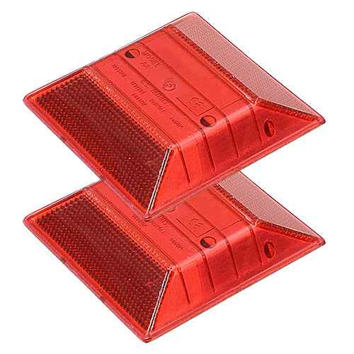 Red Reflective Road Marker (2 Pack) – FireHoseDirect